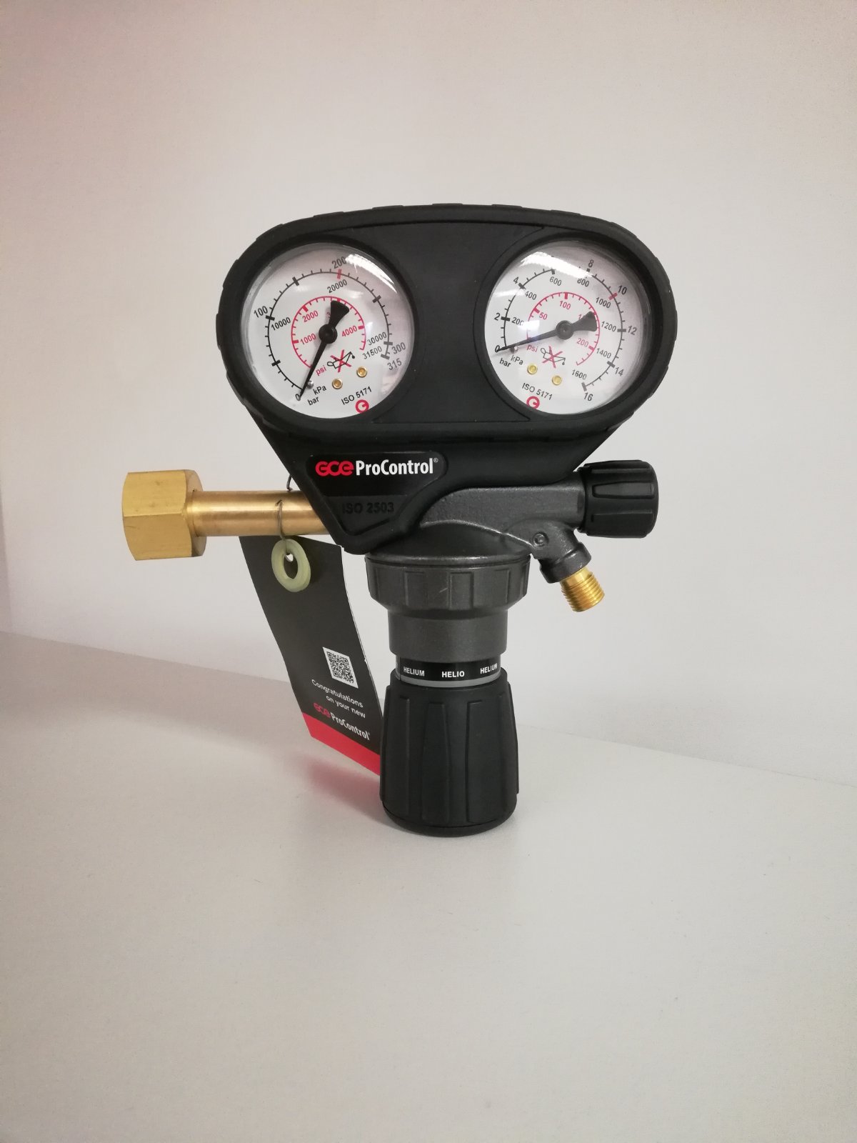 Редуцир - вентил GCE ProControl за Хелий до 10 bar